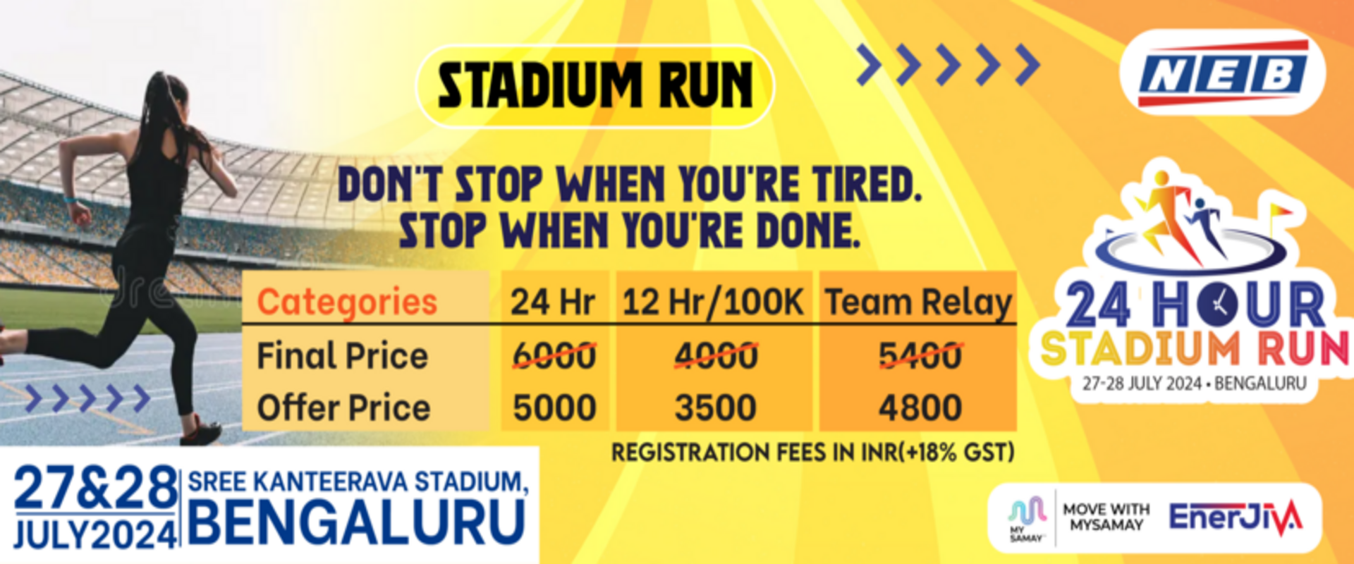 Bengaluru Stadium Run